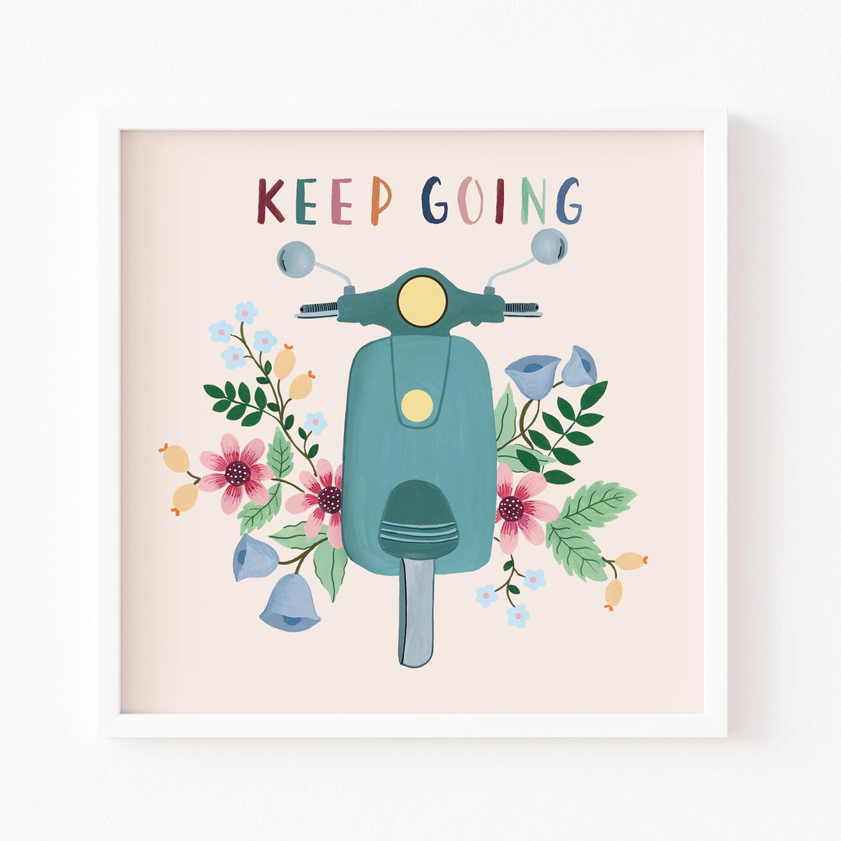 Keep Going Art Print | Wall Art – The Spring Palette
