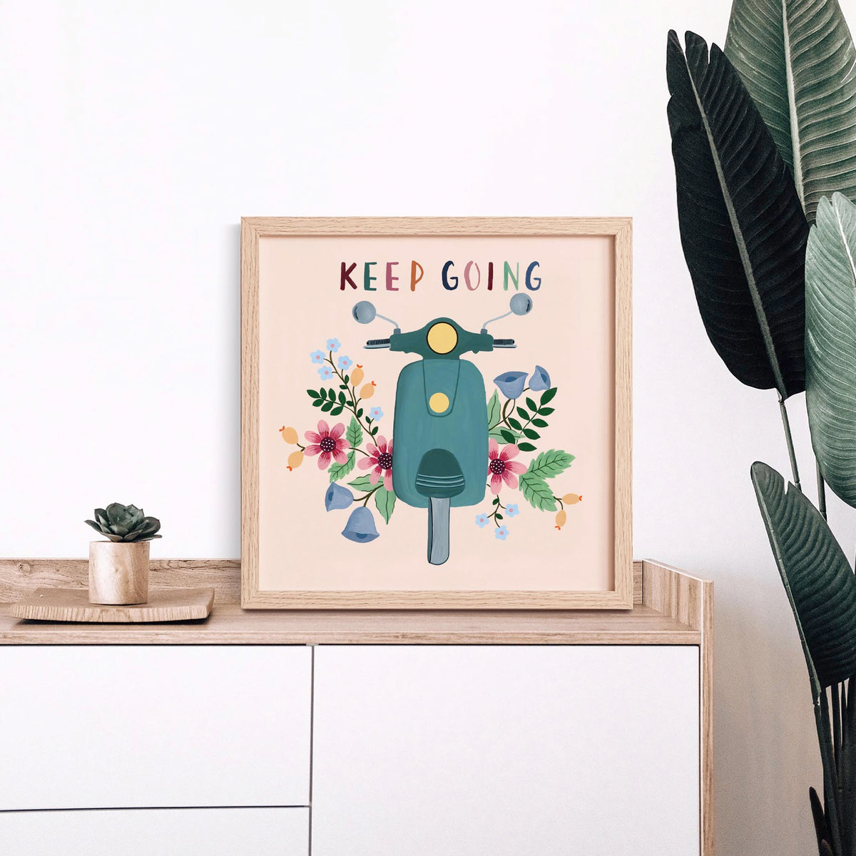 Keep Going Art Print | Wall Art – The Spring Palette