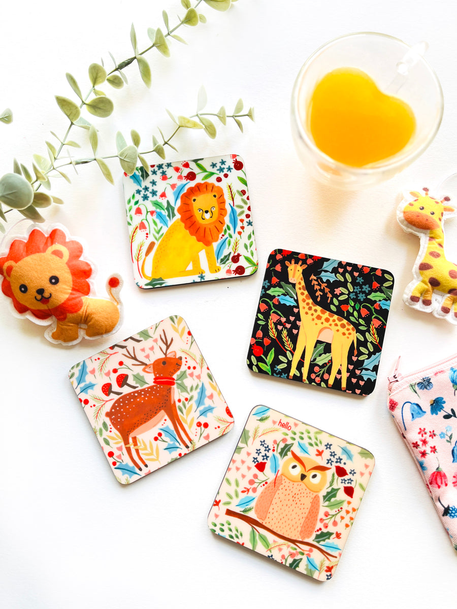 Jungle Safari Coasters (Set of 4) – The Spring Palette
